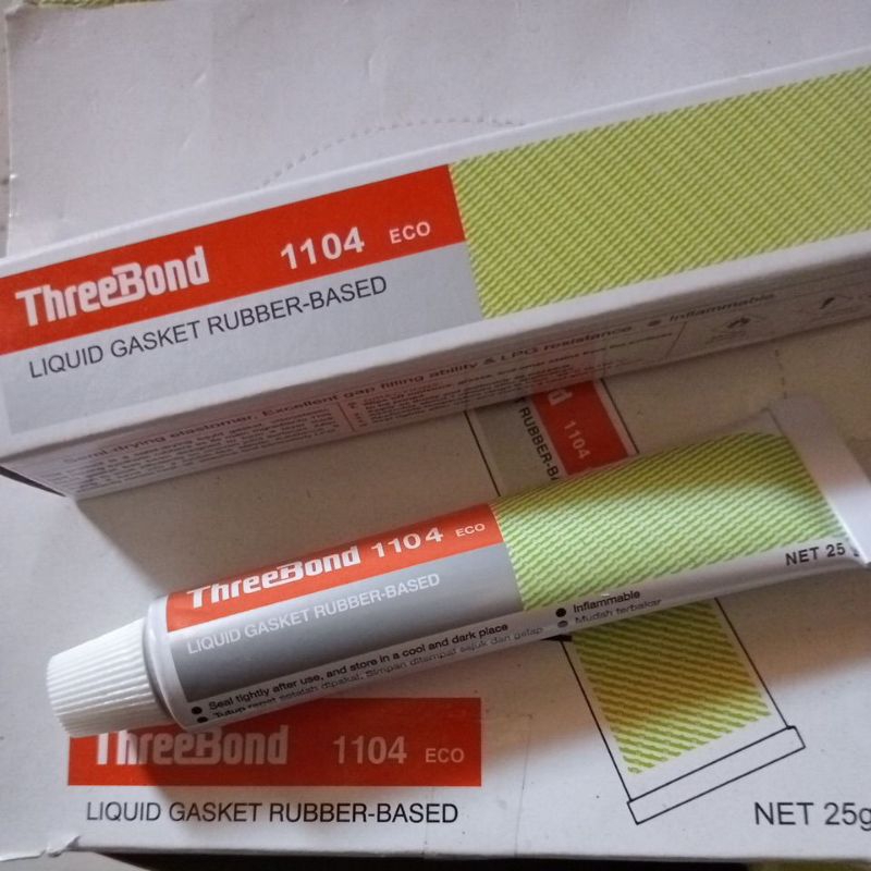 Jual Lem THREEBOND 1104 ECO 25 gram Gasket Packing Treebond Tribon ...