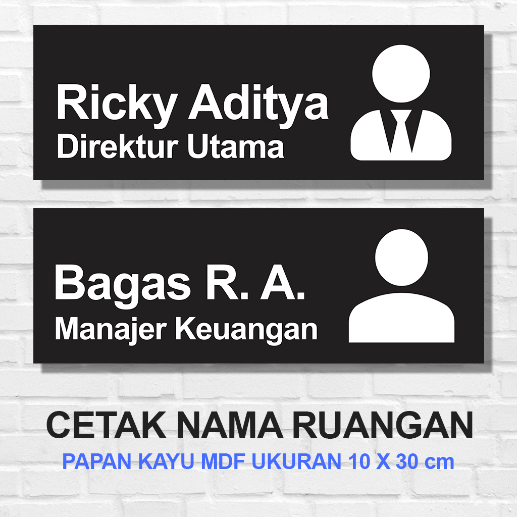 Jual CM DECOR - CUSTOM NAMA RUANGAN PINTU KANTOR JABATAN KERJA SIGN ...