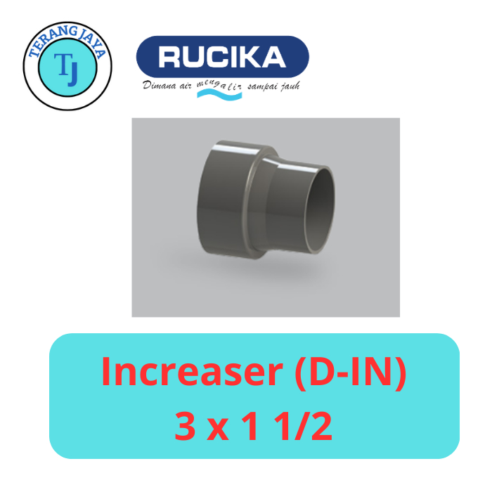 Jual INCREASER (D-IN) 3 INCH X 1,5 INCH RUCIKA - REDUCER TURUNAN SOCKET ...