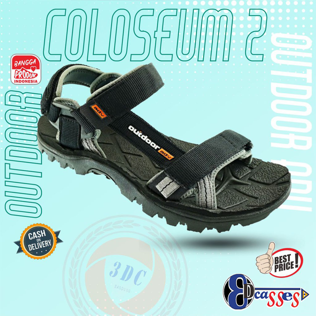 Jual Sandal Gunung Outdoor Adventure Coloseum 2 Biru - Original Sandal ...