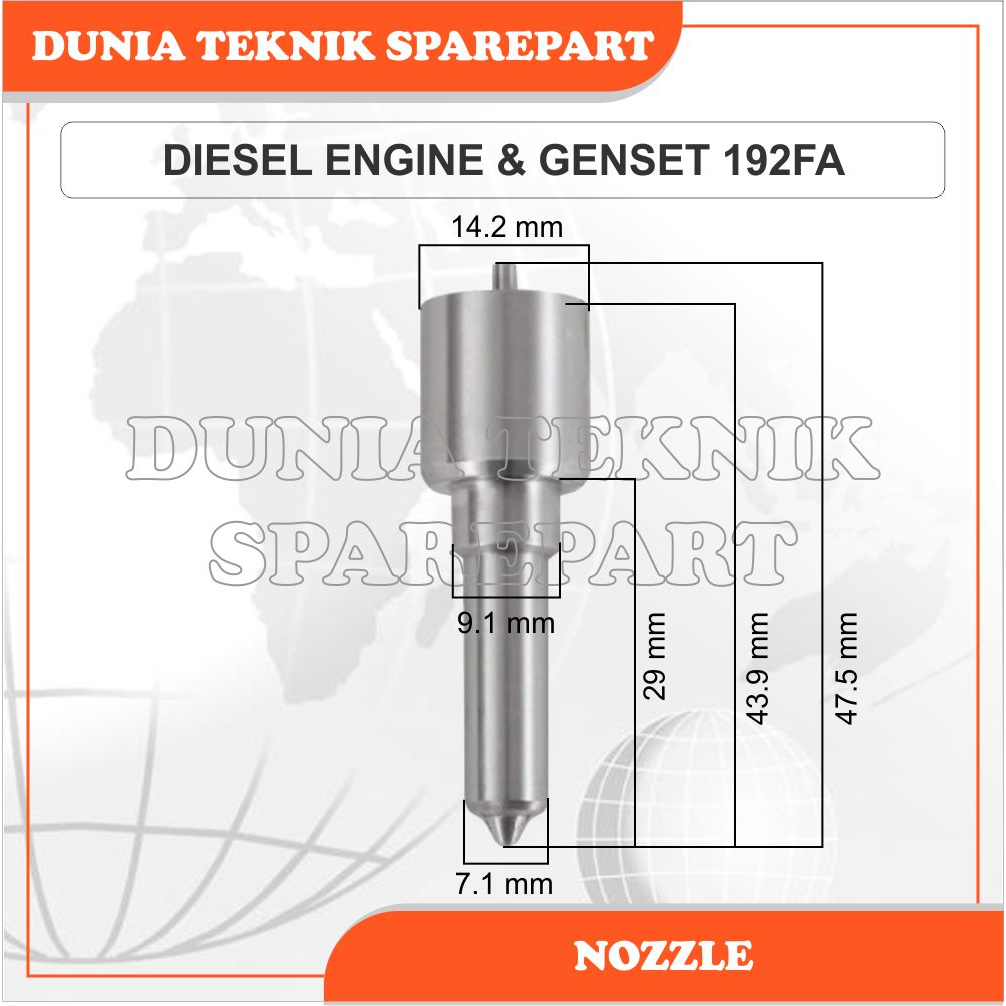Jual NOZZLE / NOKSEL / NOZEL / NOSEL AIR COOLED DIESEL ENGINE & DIESEL ...