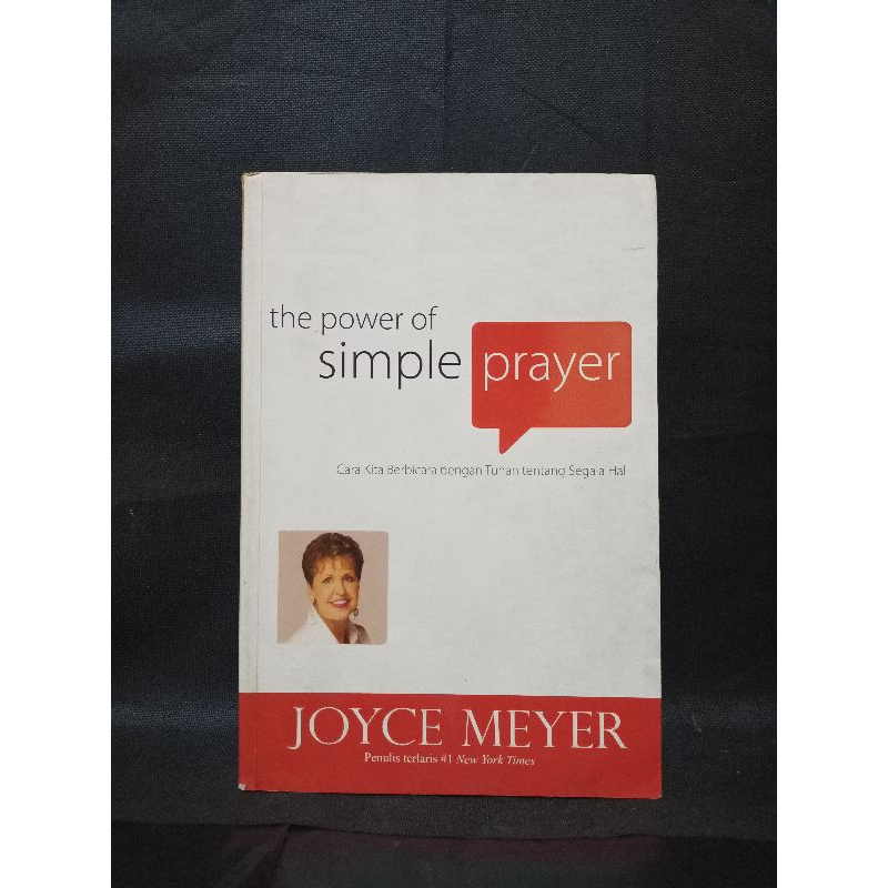 Jual BUKU ORIGINAL THE POWER OF SIMPLE PRAYER-JOYCE MEYER EDISI BAHASA ...