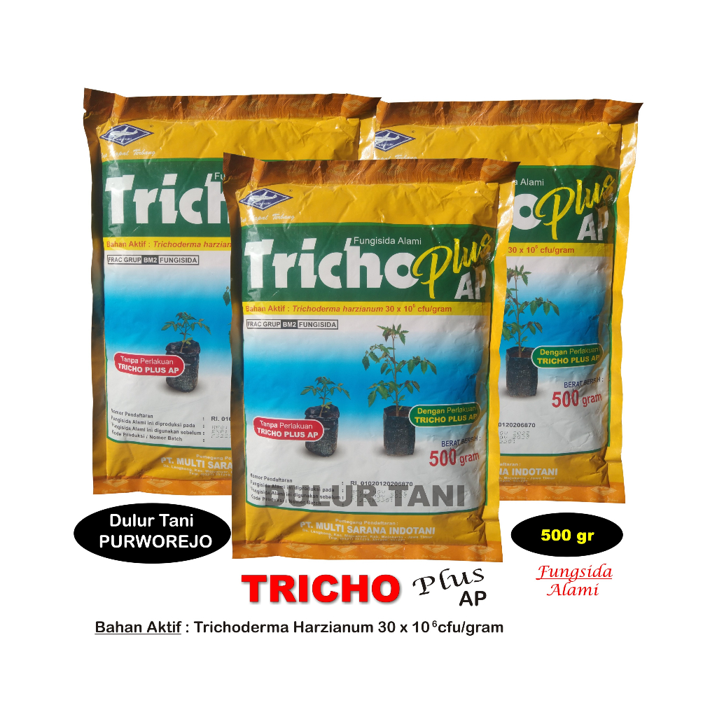 Jual Fungisida Alami TRICHO PLUS AP 500 gram | Shopee Indonesia