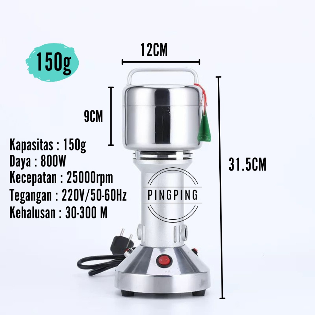 Jual Mesin Grinder Universal / Penggiling Gula/Obat/Rempah/Food ...