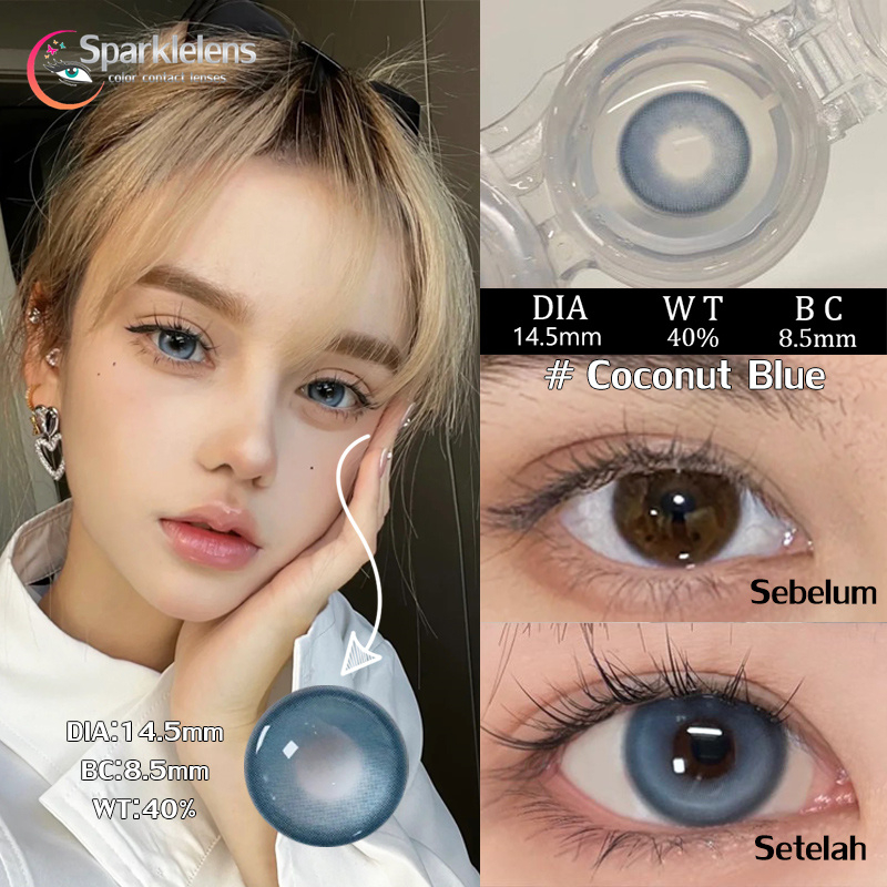 Jual Sparklelens Lensa Kontak Softlense Lensa Mata 14.5mm Kadar Air 40% ...