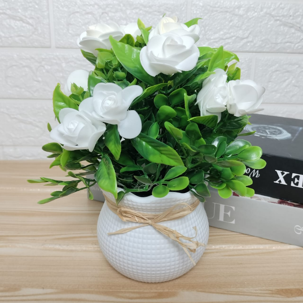 Jual UNICO Pot Bunga Hias Plastik Bunga Hias Artificial Flowers ...