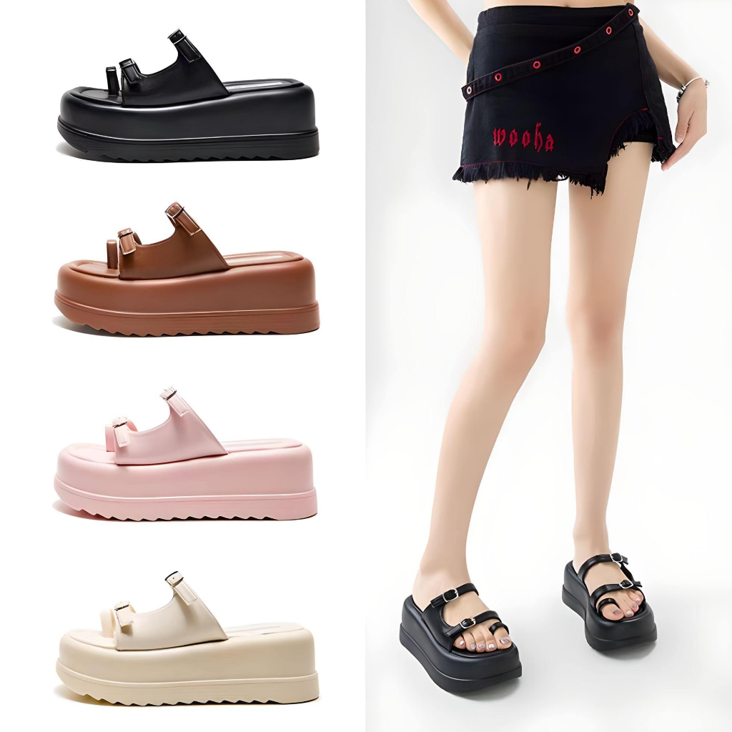 Jual TZS Zenzy Elella Sandal - Sandal Modis Wanita - Sandal Platform ...