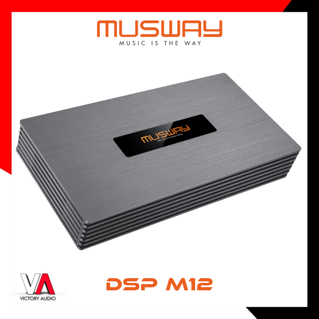 Jual DSP Digital Sound Processor MUSWAY M12 16CH DSP Built in Power Amplifier Full Range Class D ...