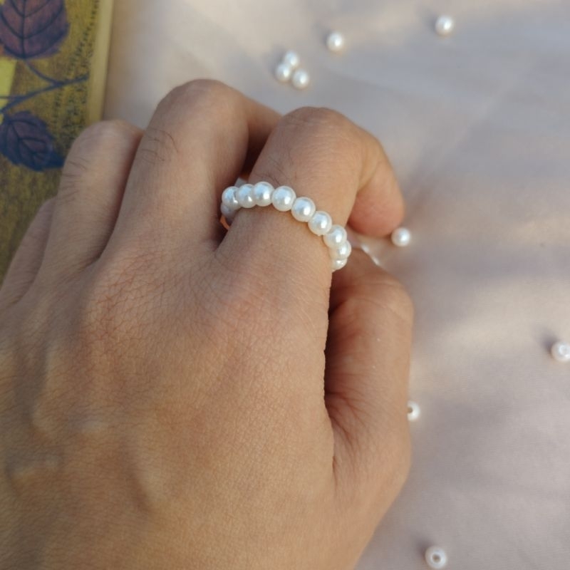 Jual Pearl Ring | Cincin Mutiara (BACA DESKRIPSI) | Shopee Indonesia