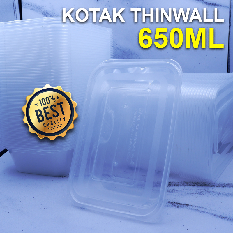 Jual Kotak Makan Plastik Thinwall Model Rec Rectangle Persegi Panjang