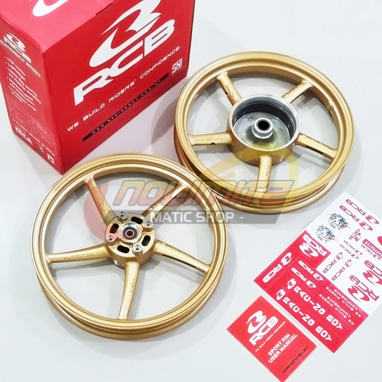 Jual Velg RCB Racing Boy SP522 Gold Honda Vario 125 150 - F 140 / R 160 ...