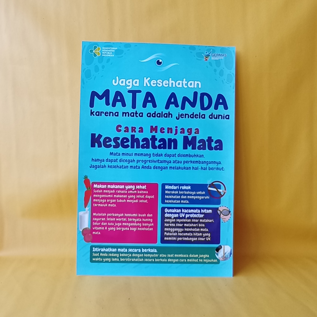 Jual Poster Kesehatan | Kesehatan Mata | Poster Jaga Kesehatan Mata ...