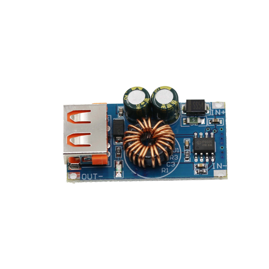 Jual Modul Step Down Usb Dc 12v 24v Ke 5v QC3.0 Quick Charge Mobile ...