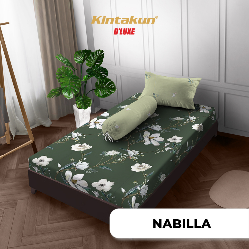 Jual Kintakun Sprei Fitted 90/100/120 Nabilla Motif Flower esthetic ...
