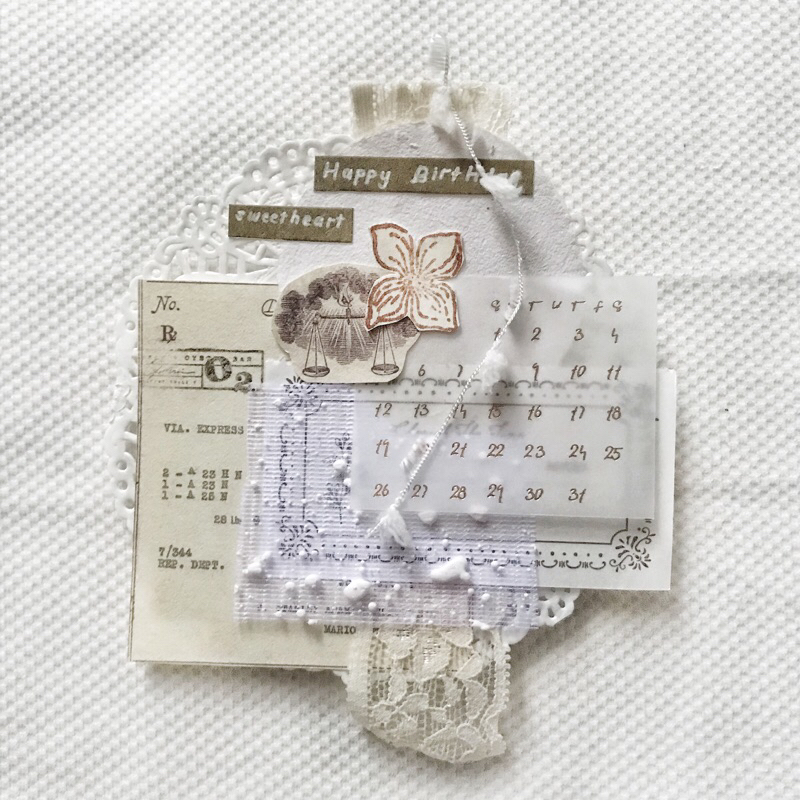 Jual Hiasan Dekorasi Ephemera Satuan Collage untuk Diary Journal Album ...