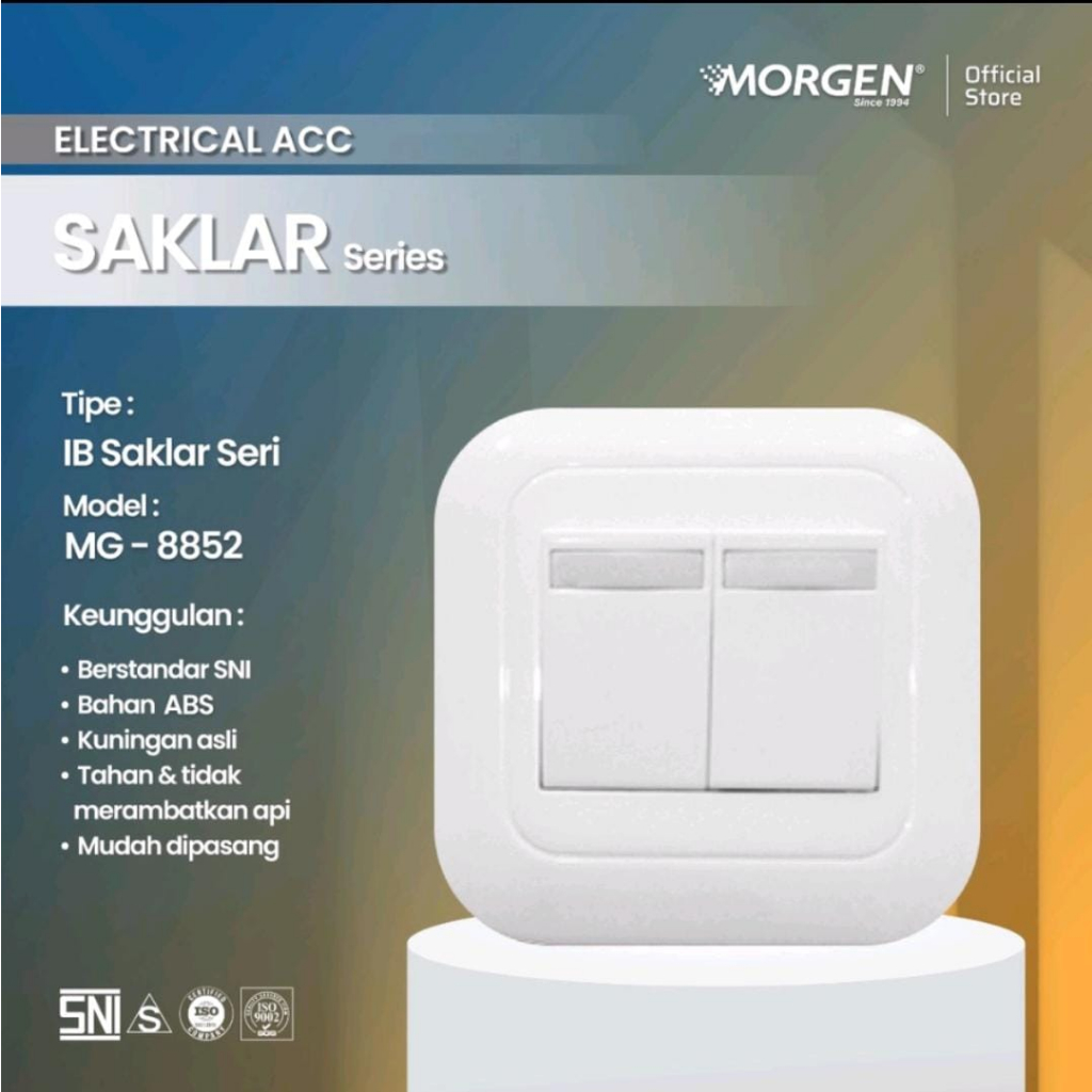 Jual Morgen MG-8852 IB SAKLAR SERI Inbow Inbo P Series / IB 2 Saklar ...
