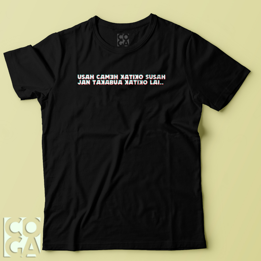 Jual Kaos COGA kaos Kata Bijak Kata Lucu Quote Kaos Minang Desain Keren ...