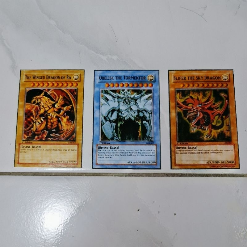 Jual Kartu TCG CCG Card Game Yugi Oh Yugi-Oh Ra Obelisk Slifer ...