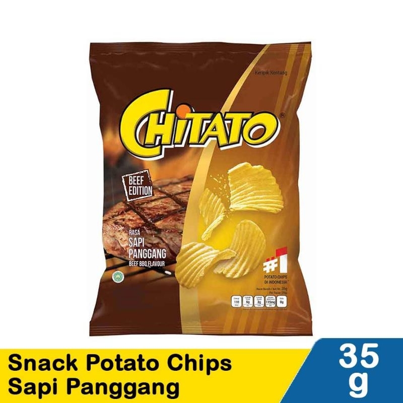 Jual Chitato Snack Potato Chips Sapi Panggang 35G | Shopee Indonesia