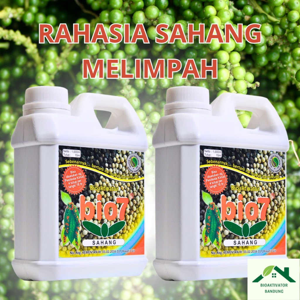 Jual Bio7 Sahang Pupuk Organik Cair Hayati Bioaktivator Original 100% ...