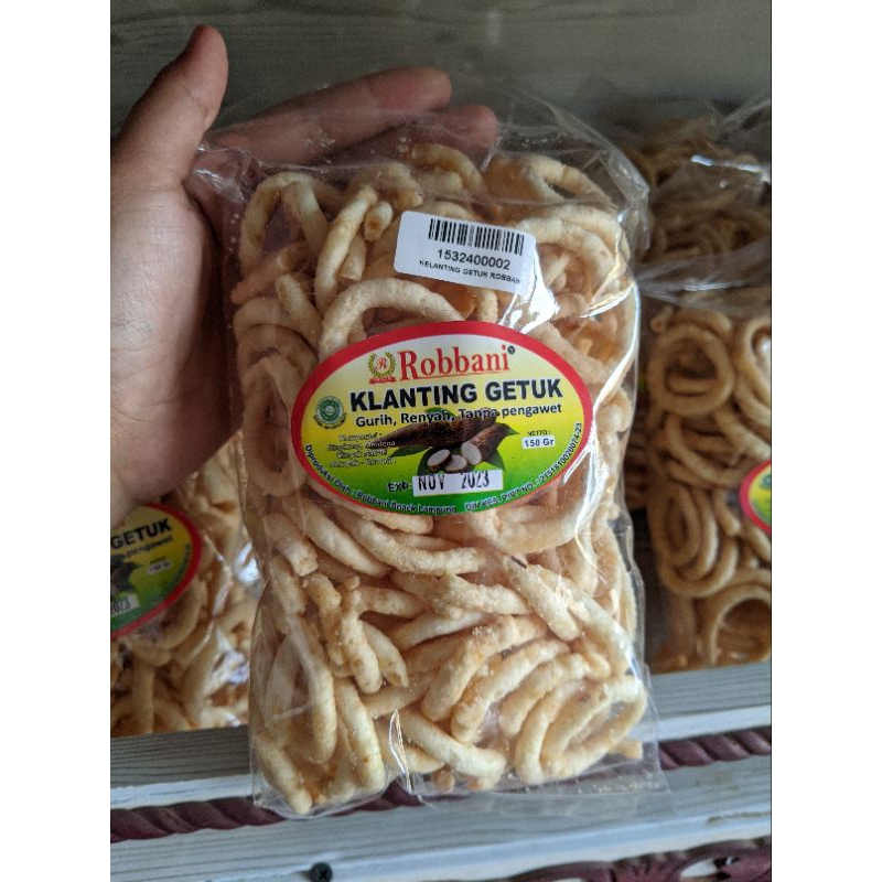Jual Klanting Getuk Robbani Snack 150gram Kelanting Singkong Lanting ...