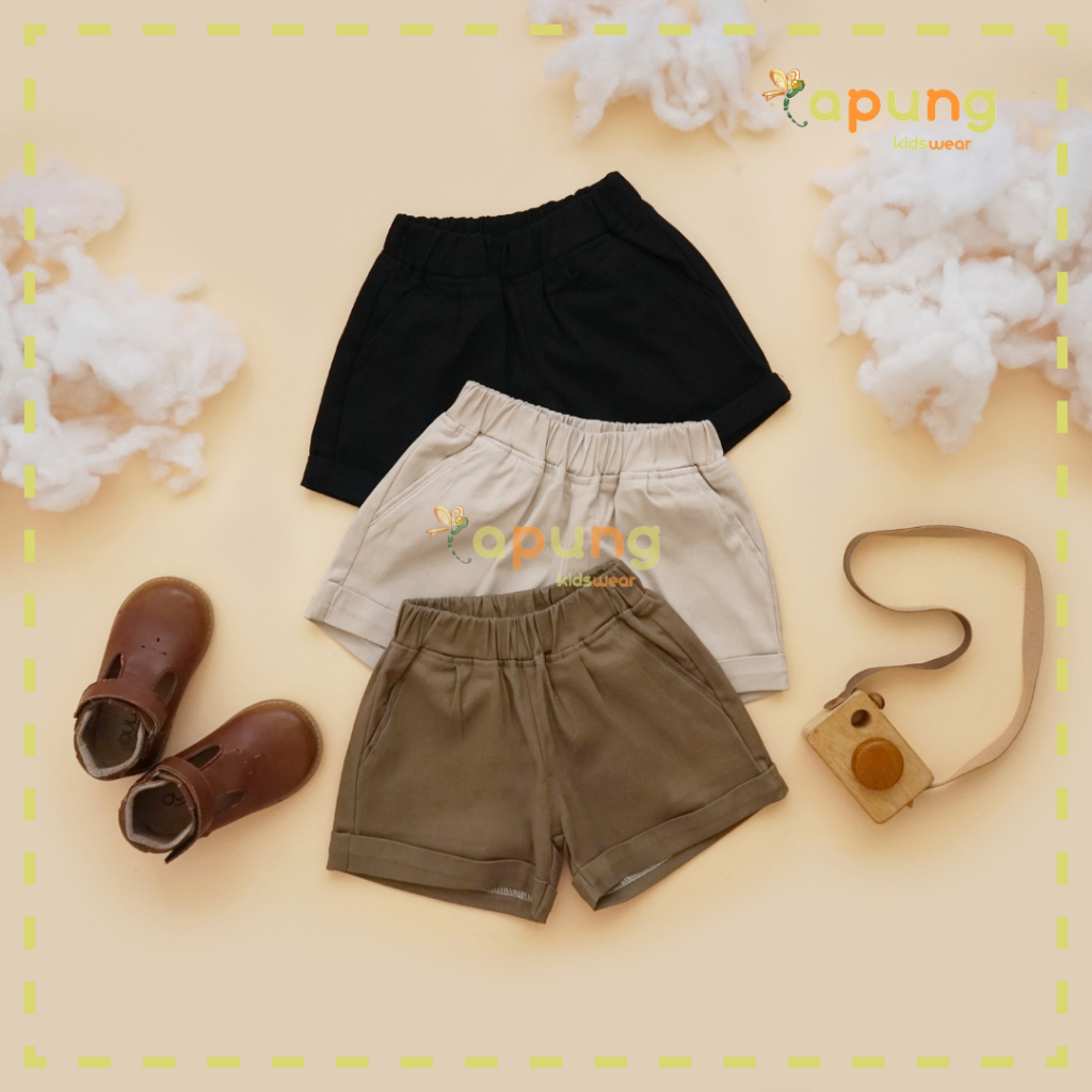 Jual (capung kidswear) Celana Cino Pendek Anak Stik Balik Unisex 6 ...