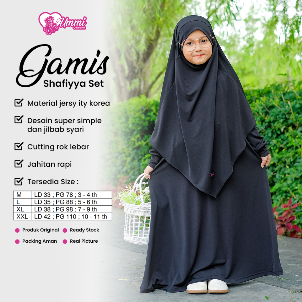 Jual Laisbal - Baju Gamis Anak Perempuan Set Kerudung Cadar Usia 3 ...