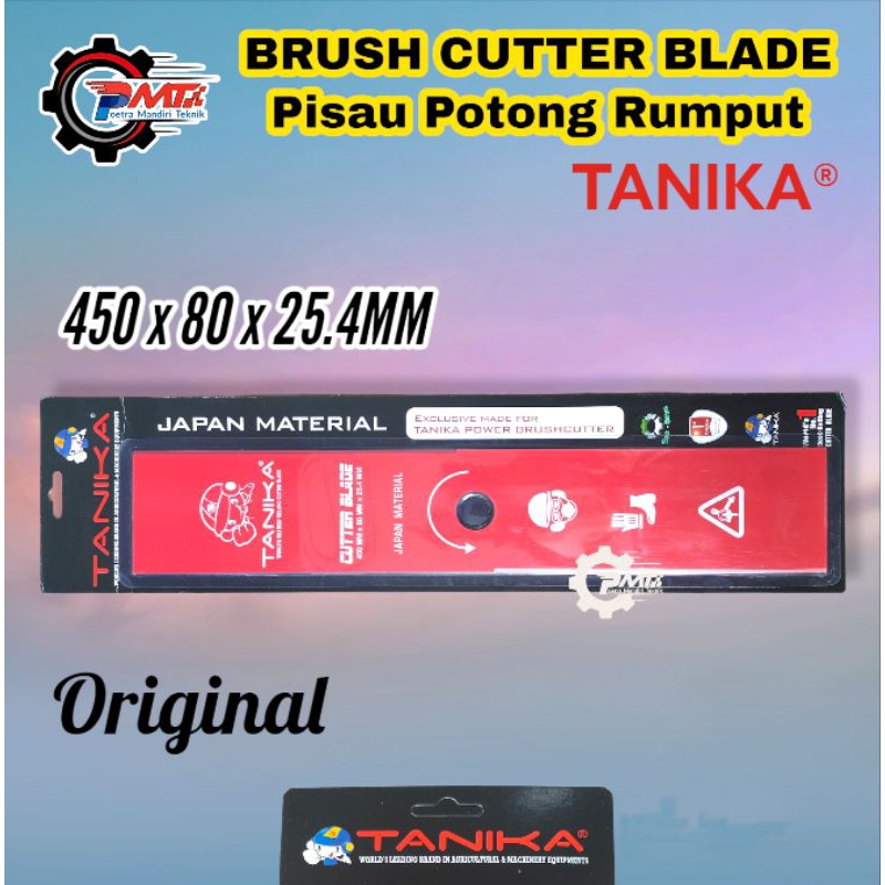 Jual Pisau Mesin Potong Rumput Tanika 450 x 80mm - Mata Pisau Pemotong ...