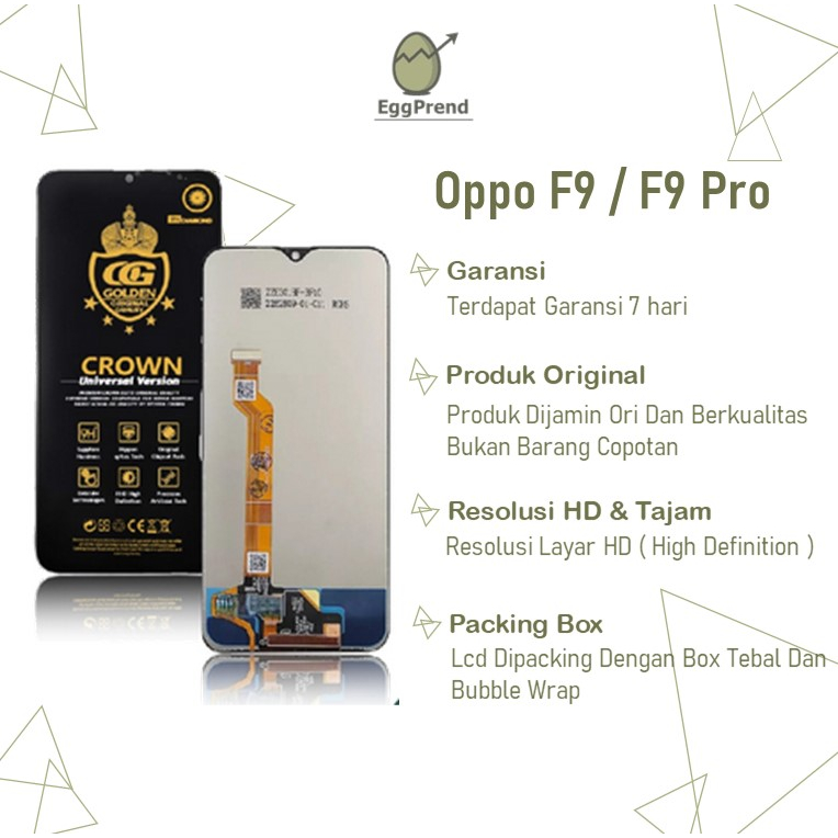 Jual LCD TOUCHSCREEN OPPO F9 / OPPO F9 PRO / REALME 2 PRO / REALME U1 ...