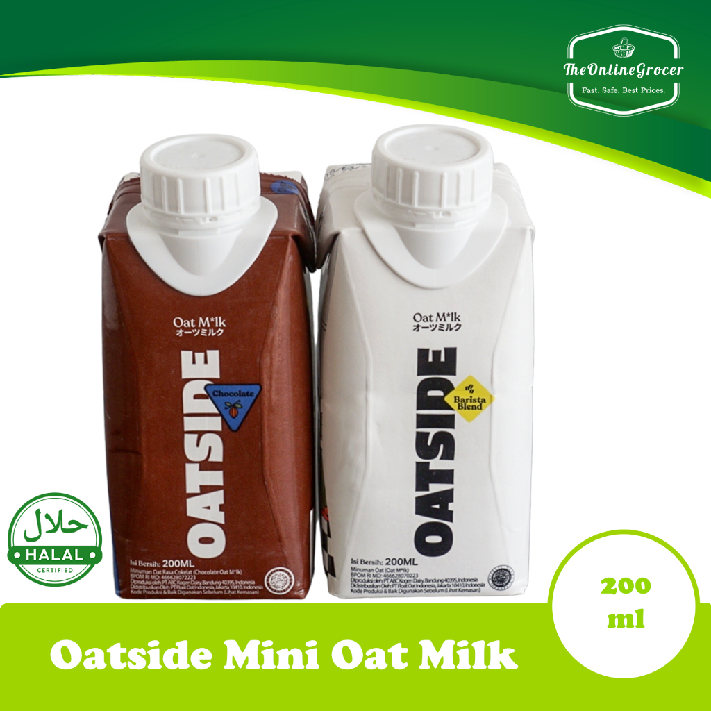 Jual Oatside Oat Milk 200ml – Susu Oat Gandum Lactose and Dairy Free ...