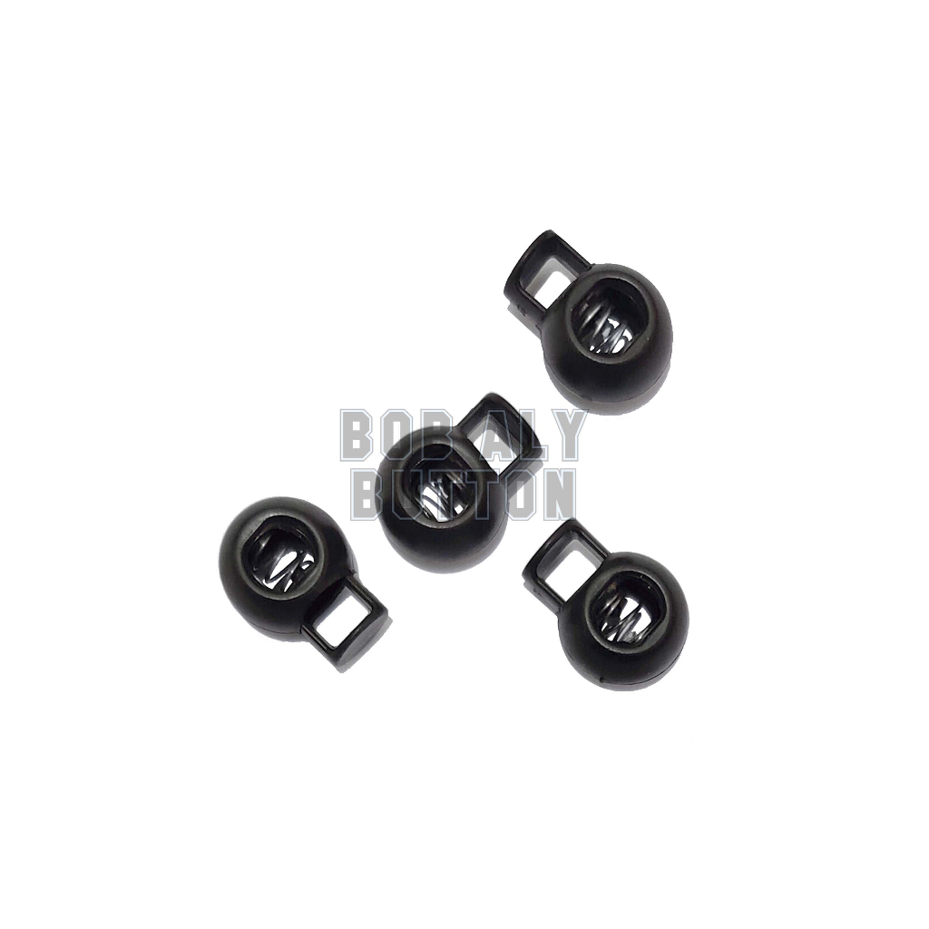 Jual STOPPER TINJU / STOPPER TALI / STOPPER BULAT HITAM ( 100 PCS ...