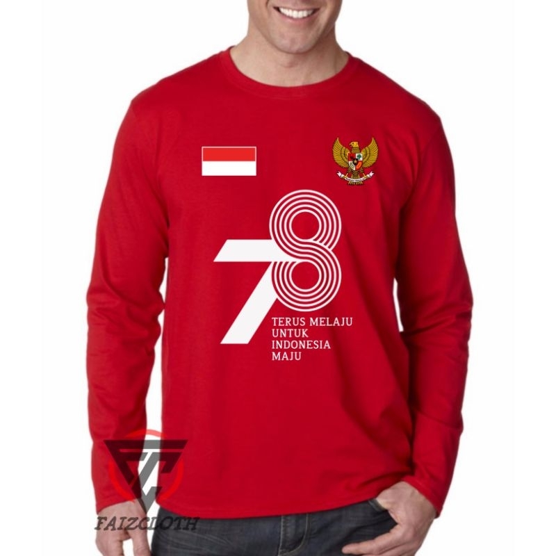 Jual K02 / Kaos Kemerdekaan Hut Ri Ke 78 / Baju T-shirt Distro Kemerdekaan 78 / Kaos 17 Agustus ...