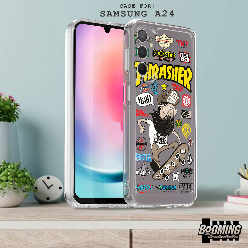 Jual Case Samsung A24 Casing Samsung A24 Motif [STCKR] Booming Case ...