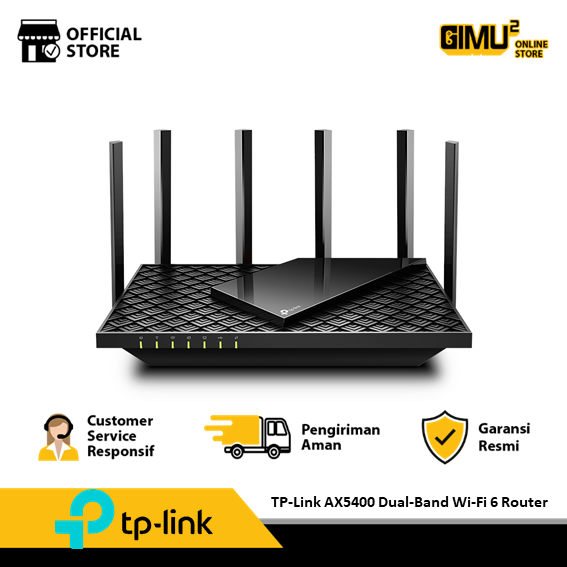 Jual TP-Link AX5400 Dual-Band Gigabit Wi-Fi 6 Router | Shopee Indonesia