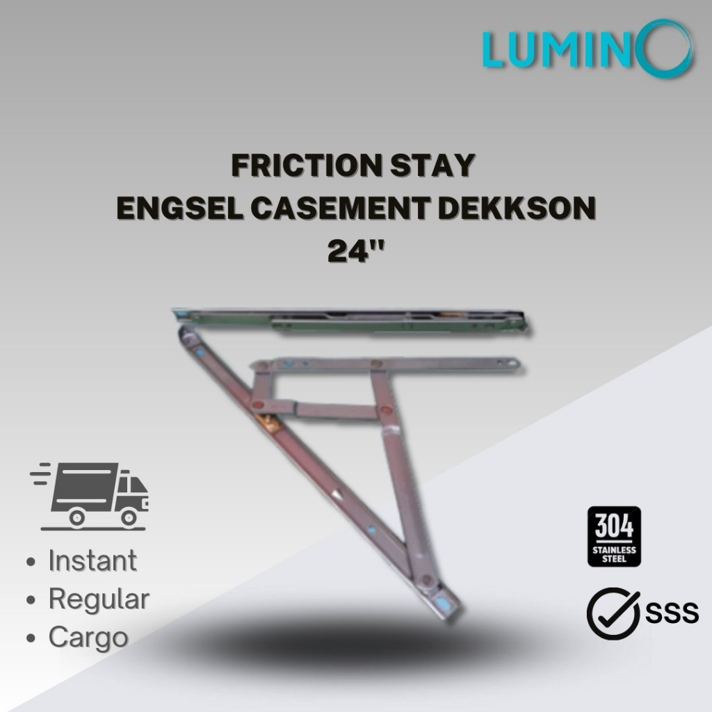 Jual Engsel Casement Dekkson FS S/S 24" Friction Stay Engsel Jendela ...