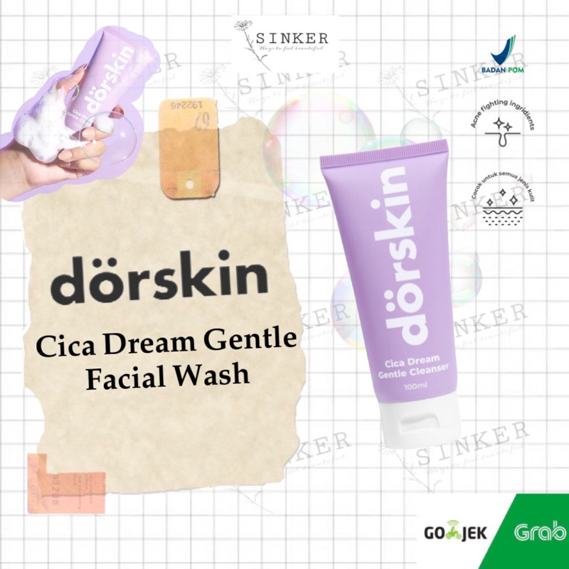 Jual Dorskin Cica Dream Gentle Cleanser Facial Wash 100ml | Shopee ...