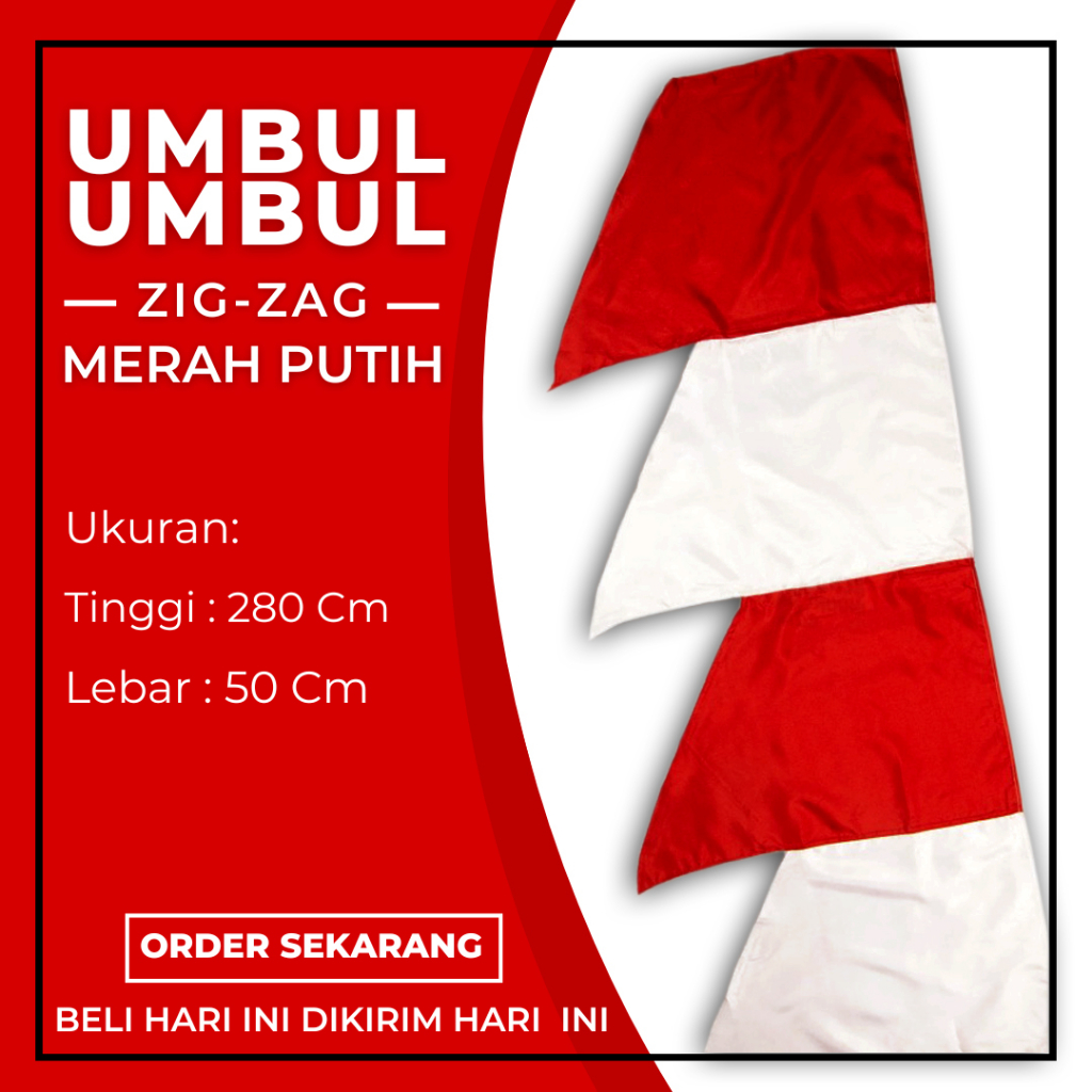 Jual Bendera Umbul-Umbul Merah Putih 17 Agustus Bendera Agustusan | Shopee Indonesia