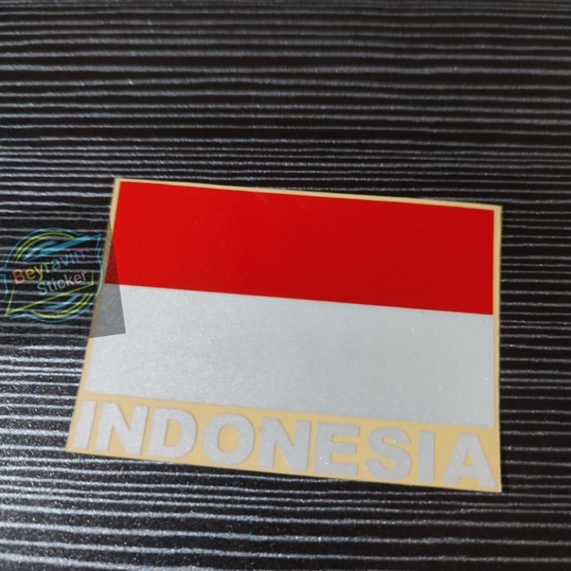 Jual STICKER INDONESIA STIKER BENDERA INDONESIA MERAH PUTIH CUTTING ...