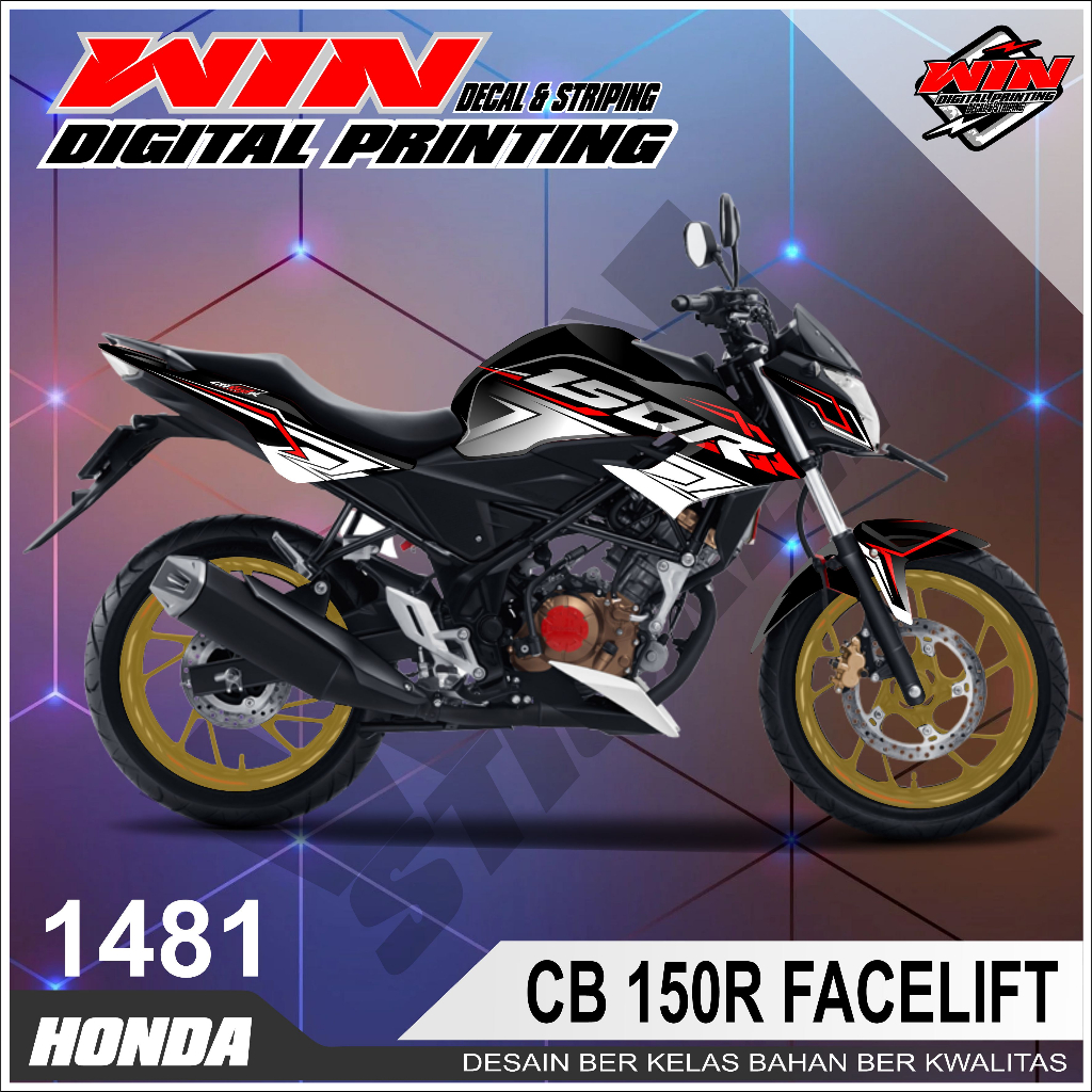 Jual Dekal Sticker CB 150R FACELIFT Full Body Stiker Skotlet CB 150R ...