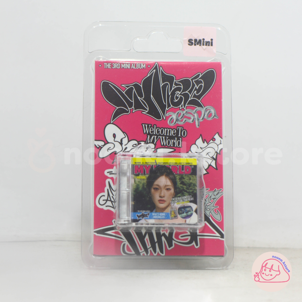Jual [PO] AESPA The 3rd Mini Album - MY WORLD (SMini Ver.) (Smart Album) | Shopee Indonesia