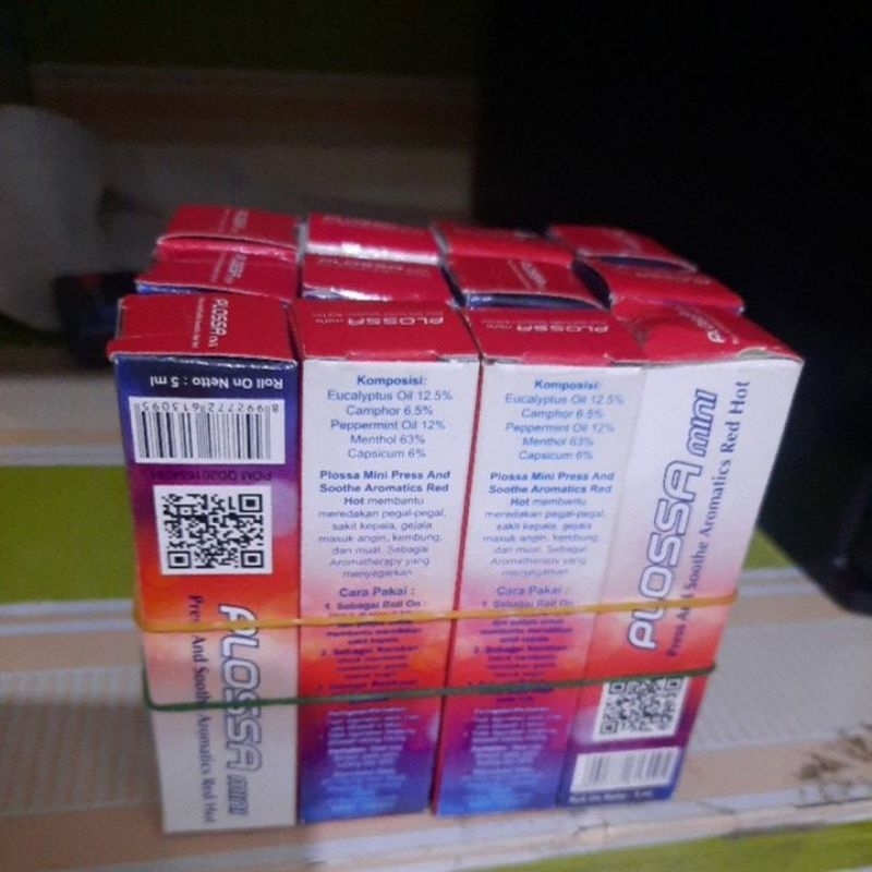 Jual Plossa mini 5 ml ( 12 pcs)/Plossa aromatherapy isi 12 pcs(LIVE ...