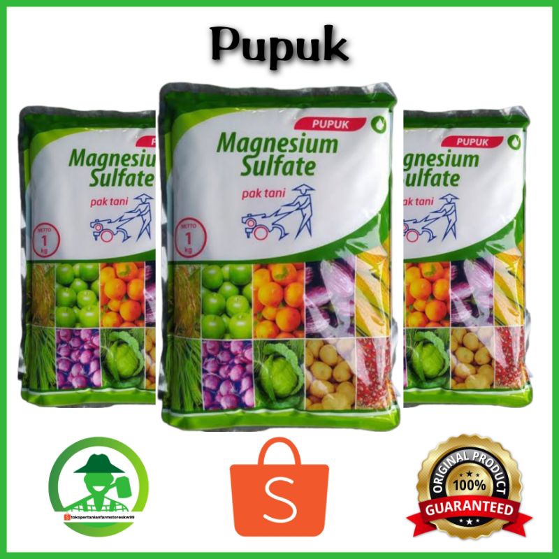 Jual pupuk pak tani magnesium sulfate 1kg | Shopee Indonesia
