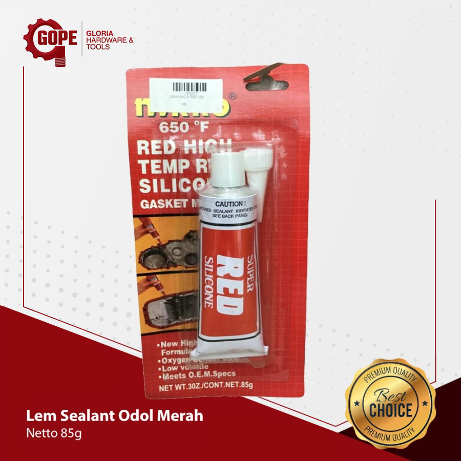 Jual Lem Silen Sealant Kaca Red Nikko 70 Gram | Shopee Indonesia