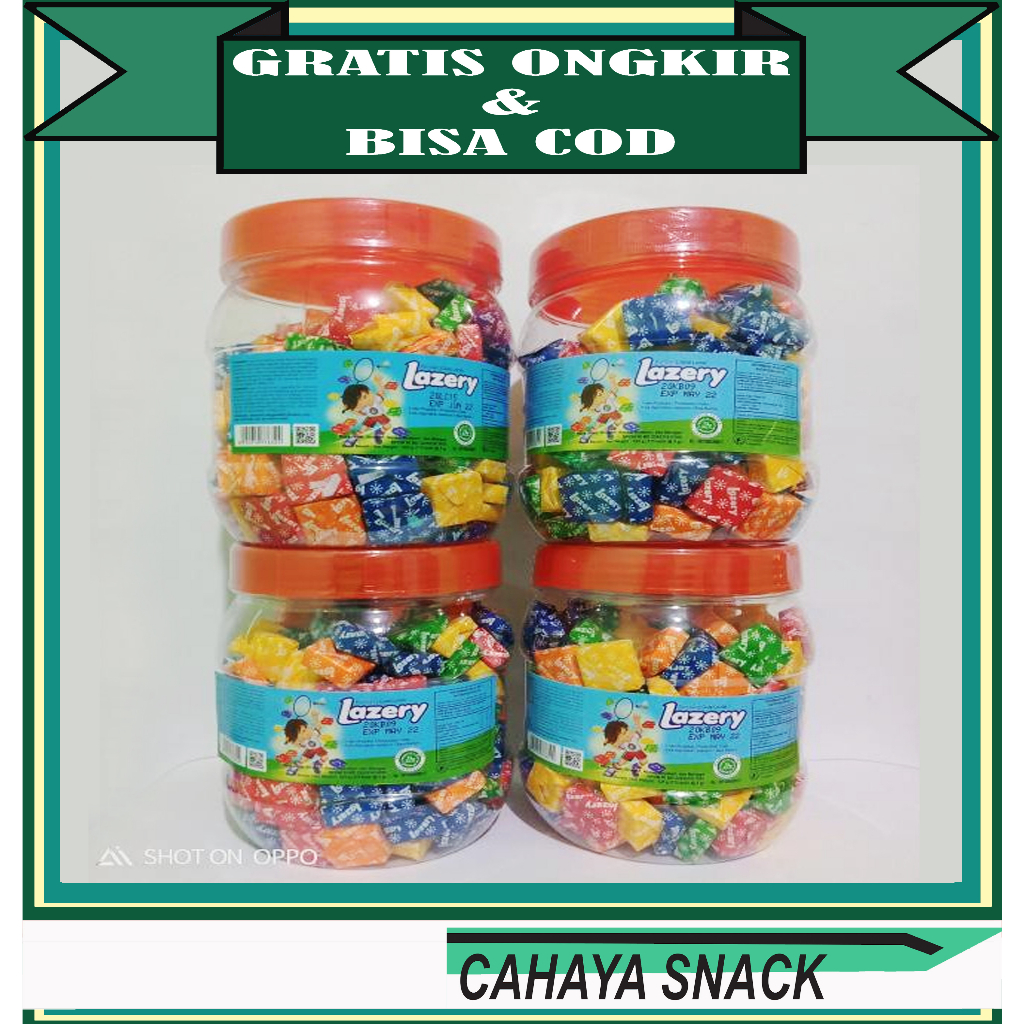 Jual PERMEN LAZERY / PERMEN SUGUS TOPLES ISI 175 PCS / netto 525 Gram ...
