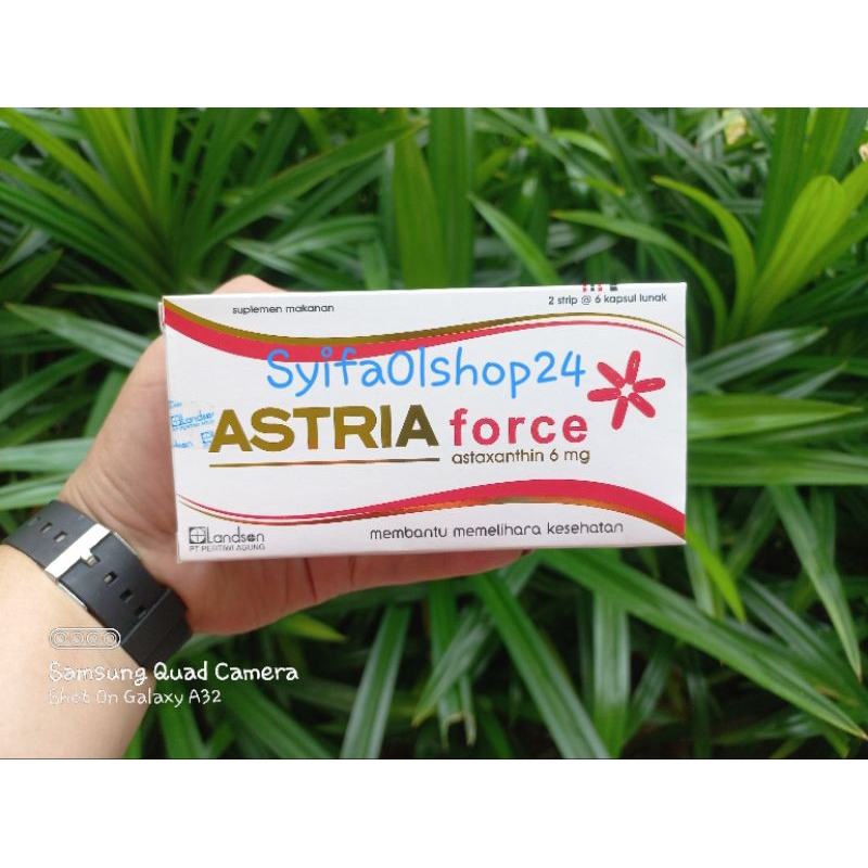 Jual Astria Force Natural Astaxanthin Antioksidan Terkuat For Acne ...