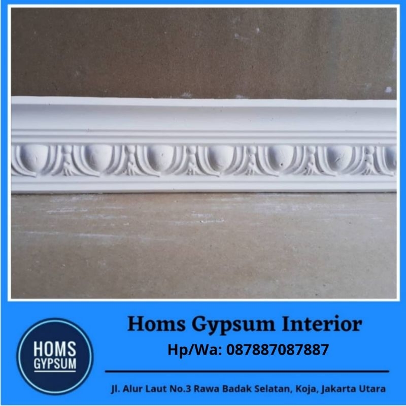 Jual List Gypsum Motif Mata Kebo 8cm | Shopee Indonesia