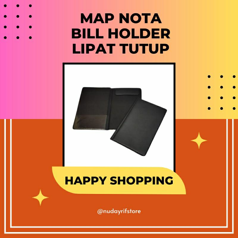 Jual P.14_MAP NOTA BILL HOLDER LIPAT TUTUP | Shopee Indonesia
