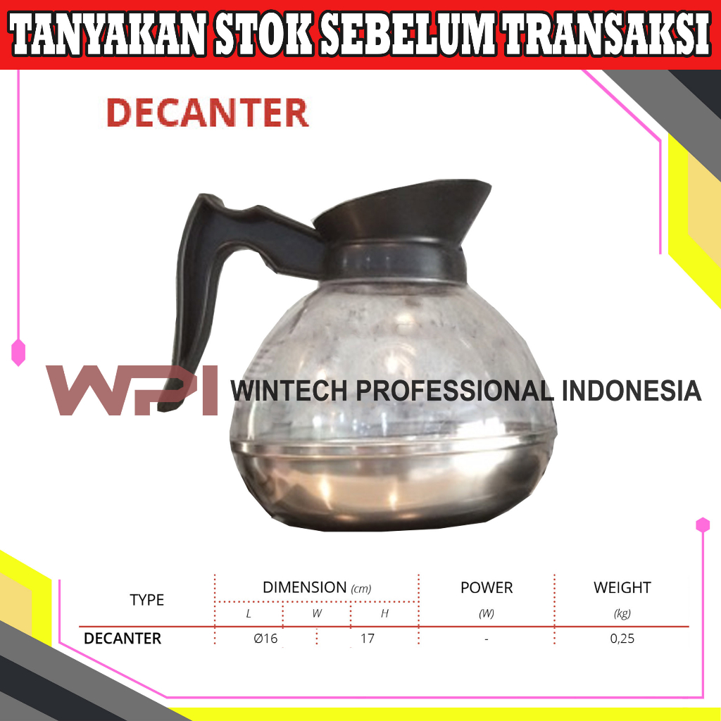 Jual Getra DECANTER For Coffee & Tea Warmer Getra CM-0521 Teko Untuk ...