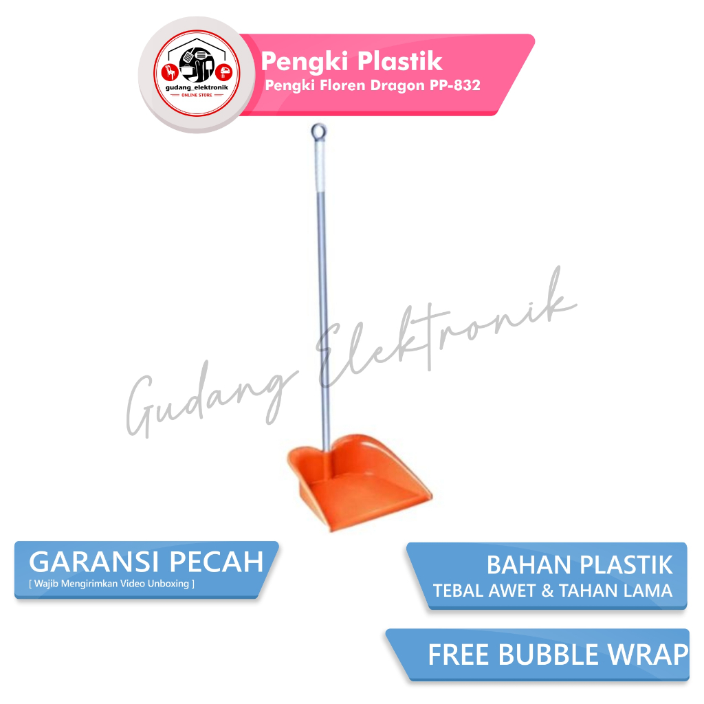 Jual Pengki Plastik Serok Sampah Pengki Floren Dragon PP-832 | Shopee ...