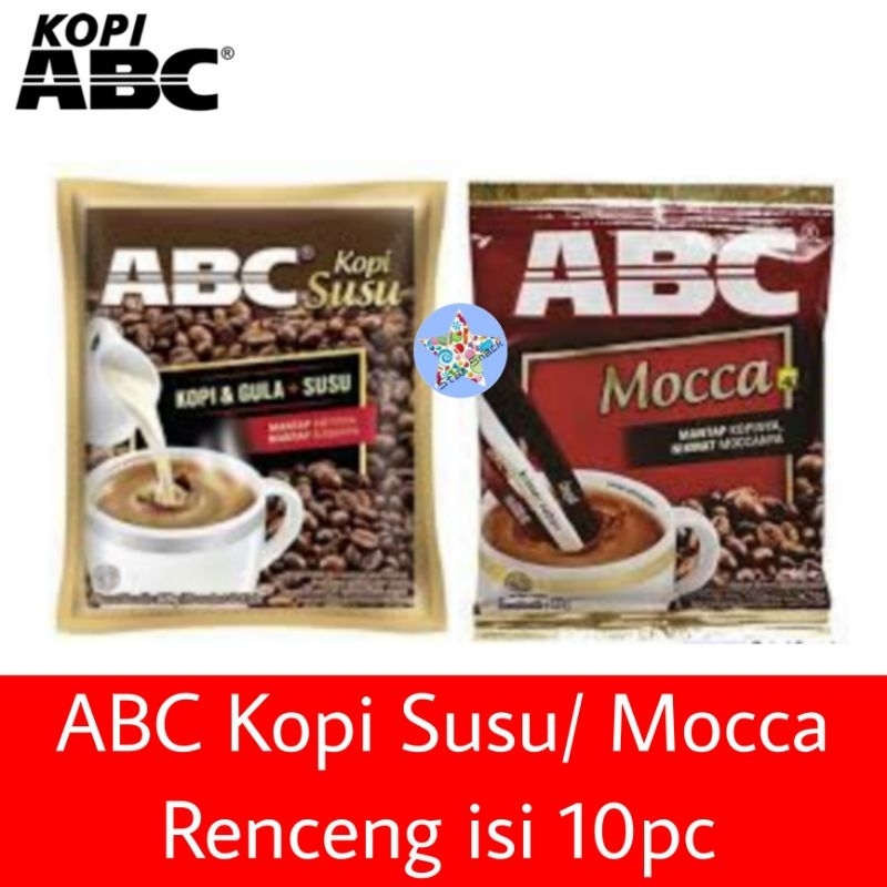 Jual ABC kopi mocca susu renceng isi 10sachet | Shopee Indonesia